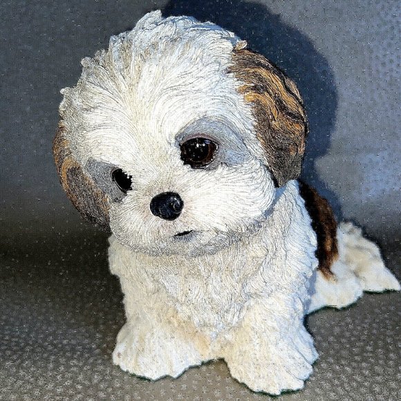 Danbury Mint | Accents | Vintage The Danbury Mint Lil Shih Tzu Pup ...